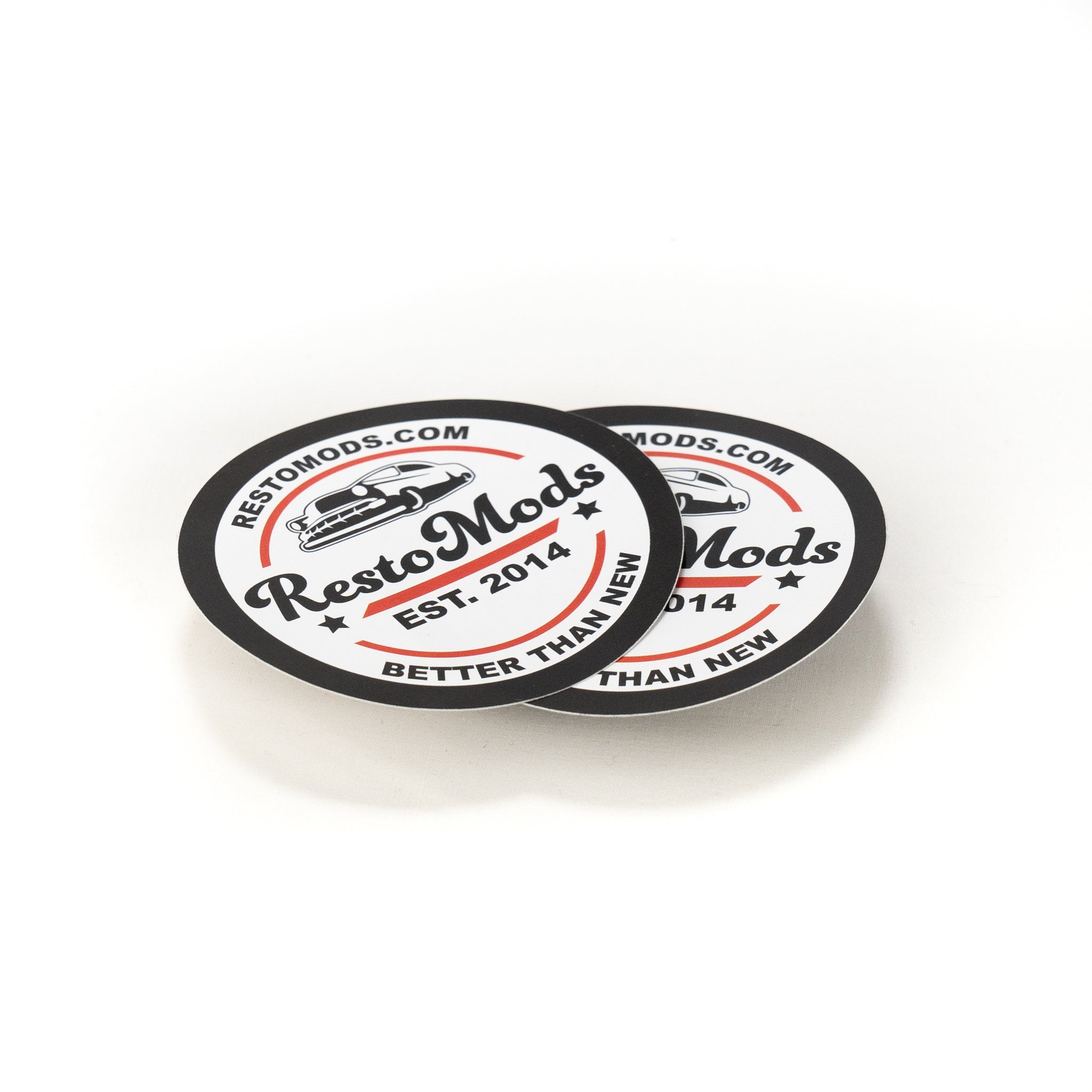 Official RestoMods Car Club Decal (2 pack) – Restomods Staging